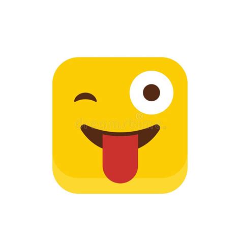Naughty Emoji Icon Design Vector Stock Vector Illustration Of