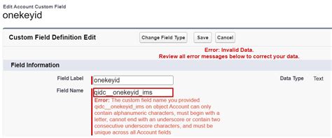 create custom field name with two underscores in account object in