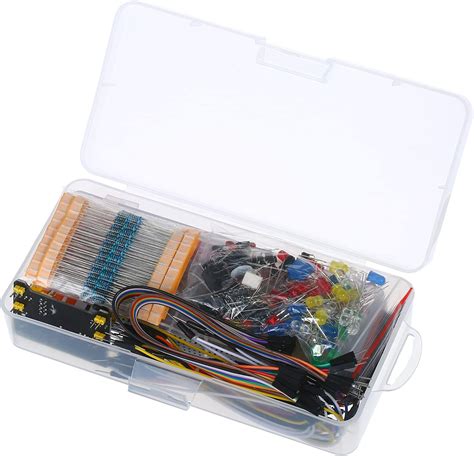 Weytoll Breadboard Set 830 Electronics Component Starter Diy Kit With Plastic Box Compatible