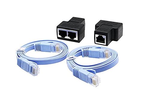 Rj45 Splitter Adapter Sinloon Ethernet Cable Splitter Cat5 Cat5e Cat6 1 Pair Cat7 Rj45 Network