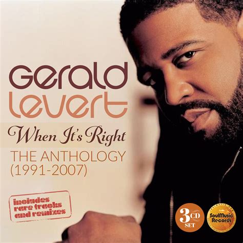 Soul Strutter Gerald Levert 2023 When Its Right The Anthology