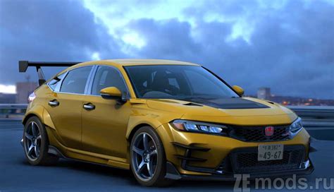 Скачать мод Honda Civic Type R 2023 No Hesi Spec для Assetto Corsa