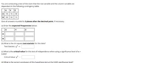 Solved You Are Conducting A Test Of The Claim That The Row Chegg