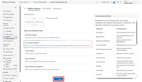 Create An Azure Ai Content Understanding Single File Task In The Azure Ai Foundry Portal Azure
