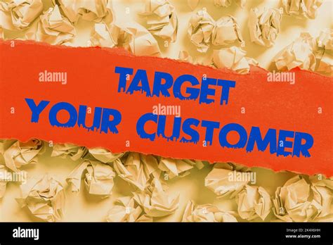 Conceptual Caption Target Your Customer Business Approach Attract And