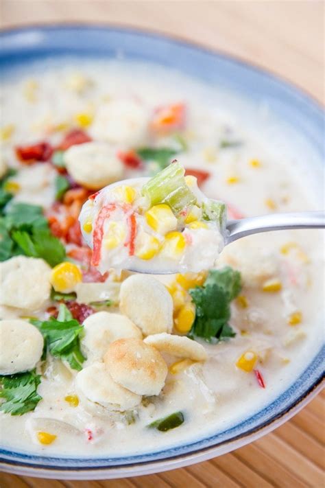 Creamy Crab And Corn Chowder Baking Beauty