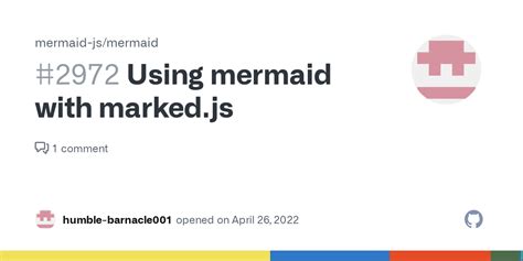 using mermaid with marked js · issue 2972 · mermaid js mermaid · github