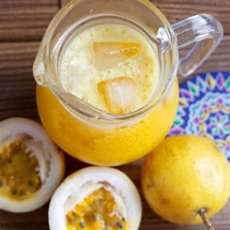Suco de Maracujá Leite Receita Natureba