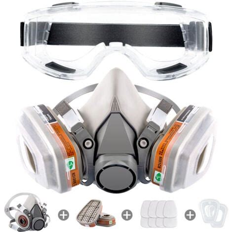 Maschera Antigas 6200 Respiratore Protettivo Riutilizzabile