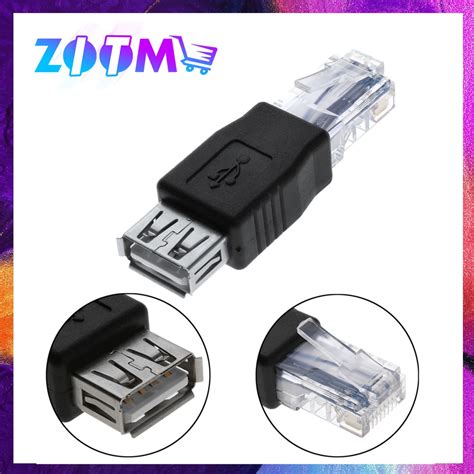 Ethernet RJ45 Male To USB Female Connector Converter Adapter Shopee Malaysia
