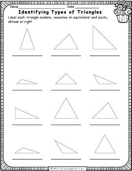 Types Of Triangles Equilateral Scalene Isosceles Name And