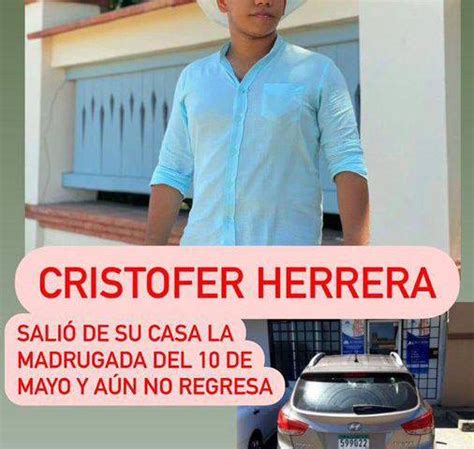 Reportan Como Desaparecido A Cristofer Herrera Joven Universitario