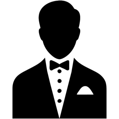Premium Vector Groom Pictogram