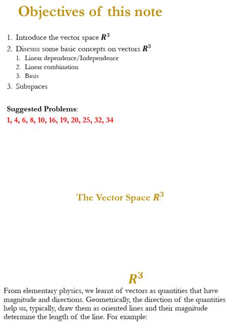 Note07 Section41 The Vector Space R3وتت Pdf Euclidean Vector Vector Space Note07 Section41 The Vector Space R3وتت Pdf Euclidean Vector Vector Space