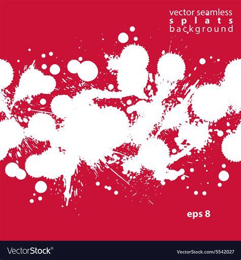 Colored Modern Inky Wallpaper Eps8 Blob Seamless Vector Image