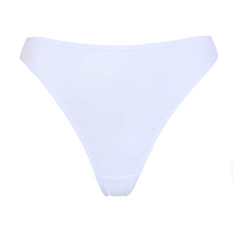 White Mesh High Cut Panties Sexy Sheer See Through Lingerie Etsy