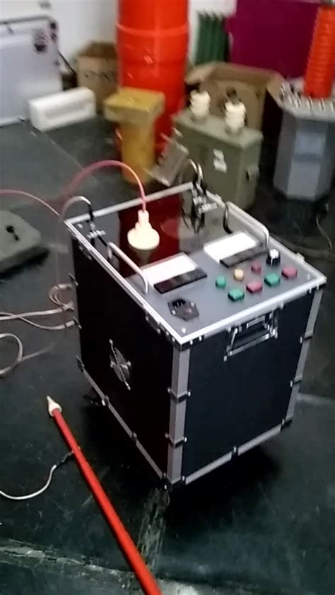Dc High Voltage Pulse Generator With Dc Battery On Button Dicharging