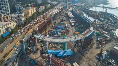 Mumbais Coastal Road Project Is 65 Per Cent Complete Bmc Shares Pics