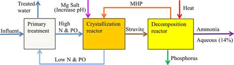 Scheme Of Struvite Precipitation Process Download Scientific Diagram