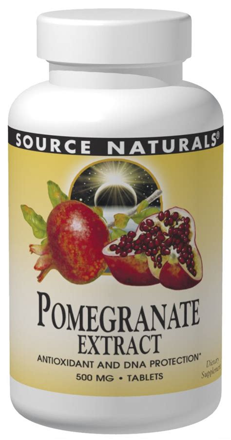Source Naturals Pomegranate Extract 240 Tablets Supplement