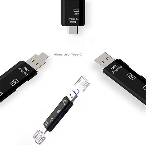 All In 1 Type C Usb C Micro Usb Memory Otg Card Re Grandado