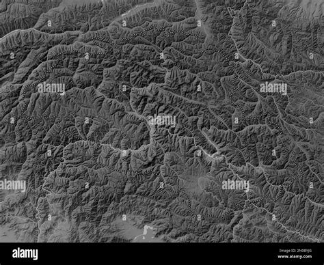 Gilgit Baltistan Centrally Administered Area Of Pakistan Grayscale