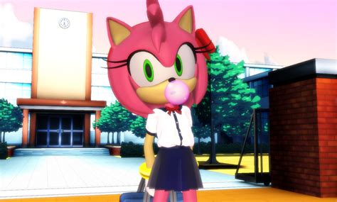 Amy Rose School By Cirs5sonic On Deviantart