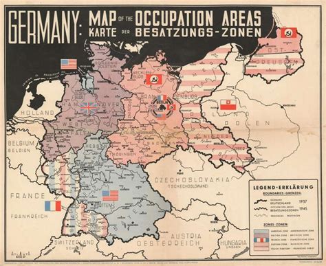 Map Occupation Zones Of Germany After World War Ii My Xxx Hot Girl