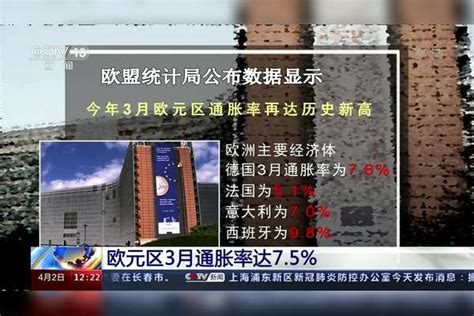 欧元区3月通胀率达75通胀率