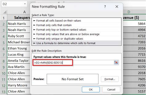 how to highlight the lowest value in excel 3 suitable examples