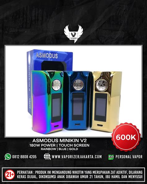 Asmodus Minikin V2 Authentic Toko Vapor Jakarta Jual Rokok