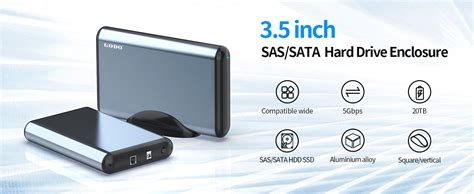 Amazon Com GODO SAS To USB Hard Drive Adapter SAS SATA Hard Drive Enclosure Reader Docking
