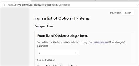 Fluent Combo Box Showing Selected Value Instead Of Text On When