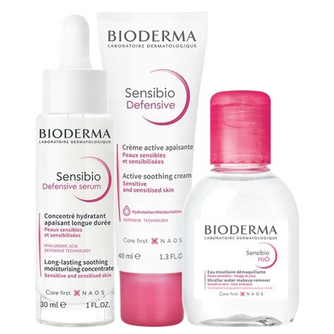 BIODERMA Sensibio zestaw prezentowy Defensive Serum + Sensibio H2O ...