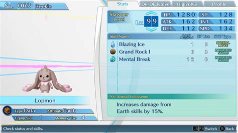 Lopmon Digimon Digimon Story Cyber Sleuth Hacker S Memory