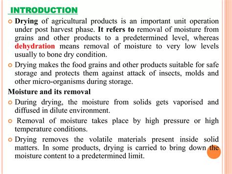 Drying Theory And Drying Rating Curve Pptx