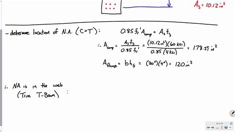 Ce 413 Lecture 15 True T Beam Analysis 20160229 Youtube