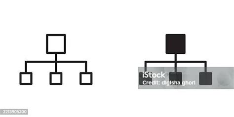 Classification Icon Stroke Pictogram Vector Sign For Mobile App And