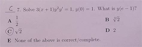 Solved Hello I Need Help With This Differential Equation Chegg
