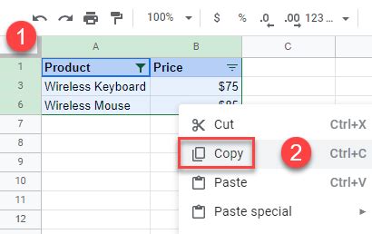 Copy Filtered Data Visible Cells In Excel Google Sheets Automate Excel
