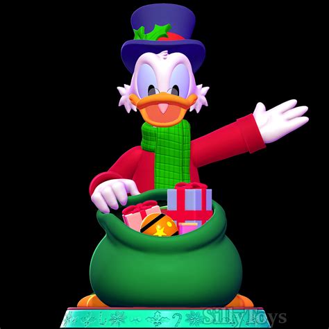 Scrooge Mcduck Christmas 3d Model By Sillytoys