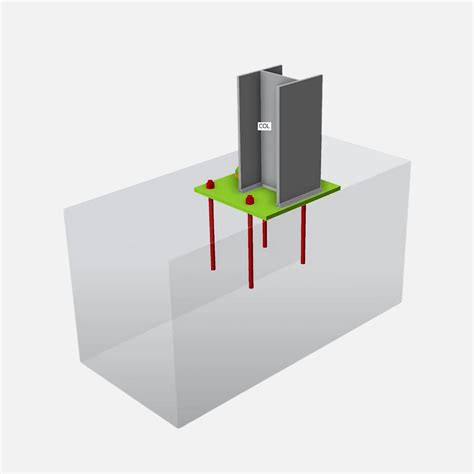 Anchoring Design Steel To Concrete In 3d Idea Statica