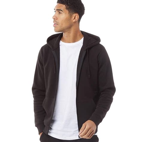 Fluid Herren Kapuzenpullover Schwarz