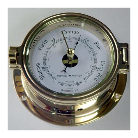 Nautical Brass Barometers At