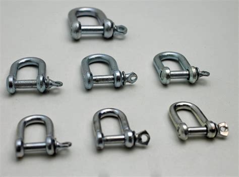 SHACKLE STRAIGHT FLAT HEAD PIN UNGALV JIS SA MM SWL TON