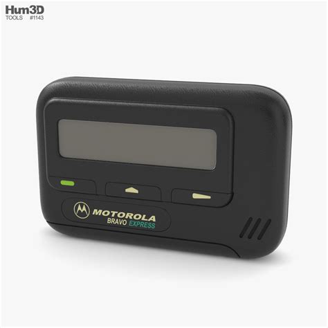 Motorola Bravo Express Pager 3d Model Electronics On Hum3d
