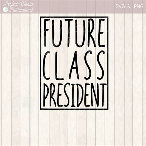 Class President Template Etsy