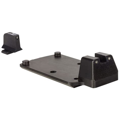 Trijicon Rmr Mount Wintegrated Bright And Tough Blk Outline Frontrear