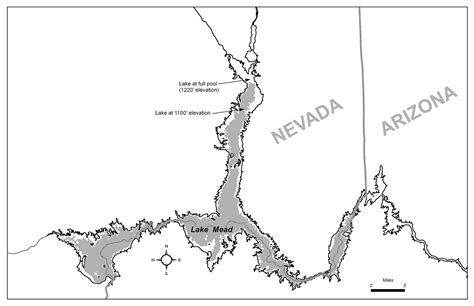 Lake Mead National Recreation Area Map