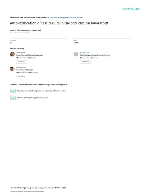 autoverification of test pdf